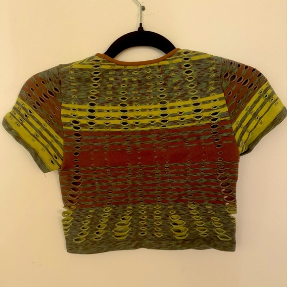 Urban Outfitters | Tops | Urban Outfitters Multi Colored Crop Top ...